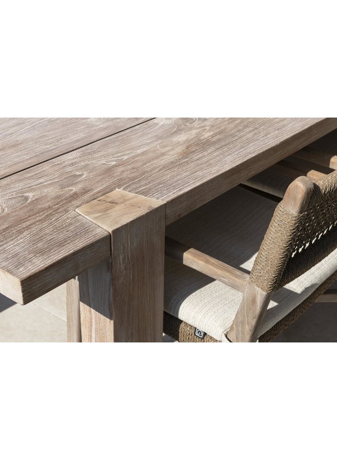 Table Maximus | Teak Natural Grey - NU PUUR & GROEN B.V.