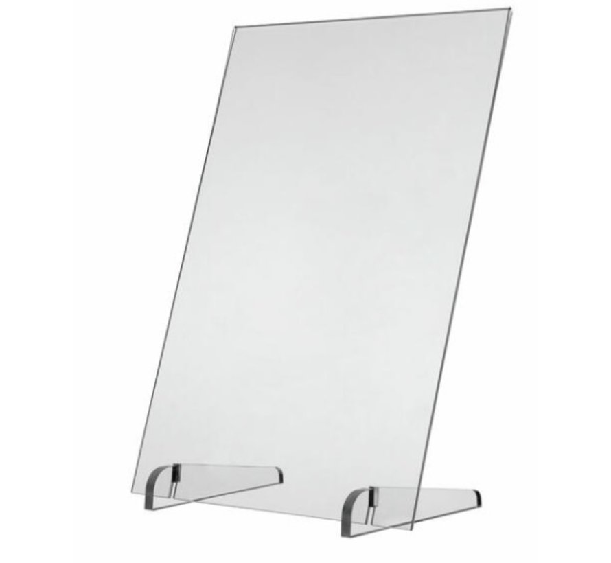 Standing Corona screen plexiglass for the desk or counter mini - HapoH