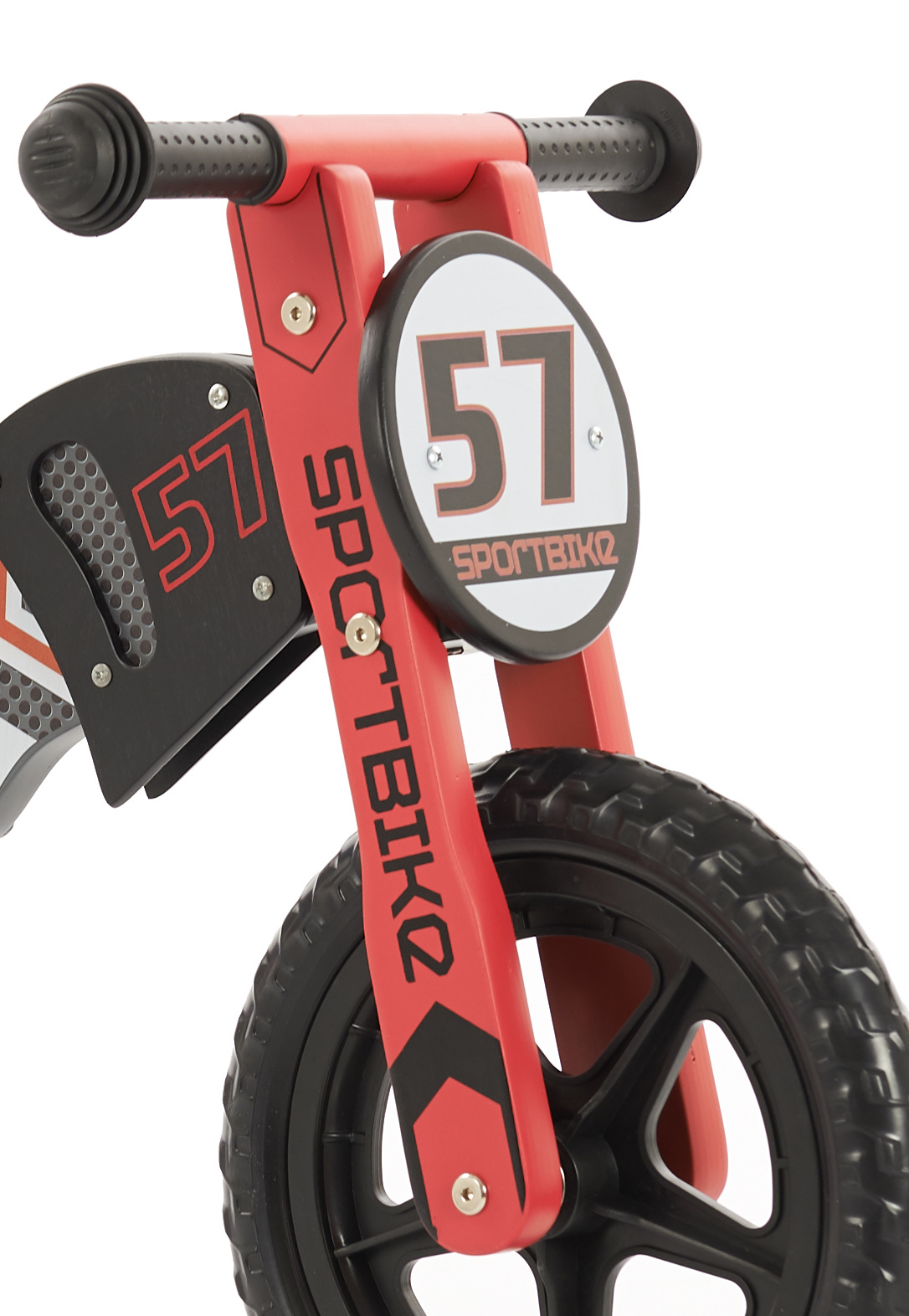 2Cycle Motor Loopfiets - Hout - Rood kopen | Prijskiller