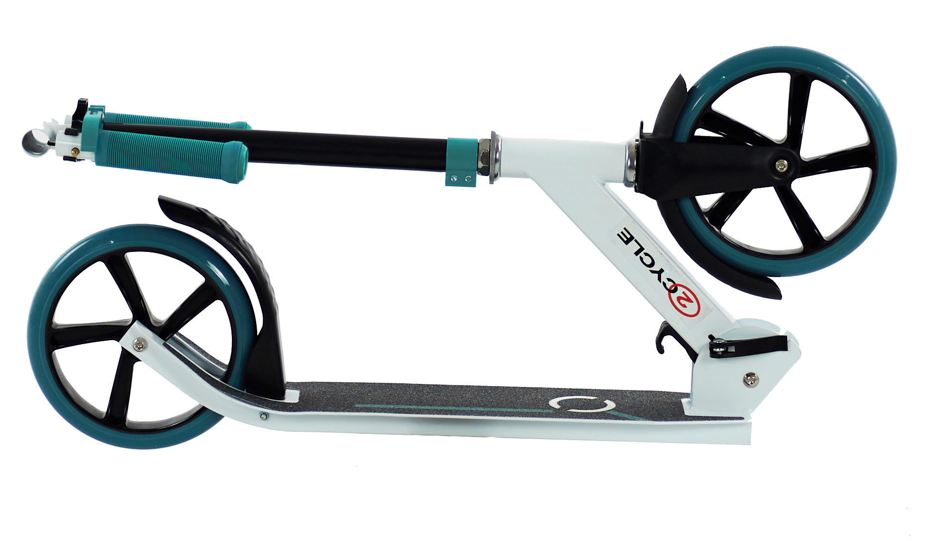 2Cycle Step - Aluminium - Grote Wielen - 20cm -Turquoise kopen ...