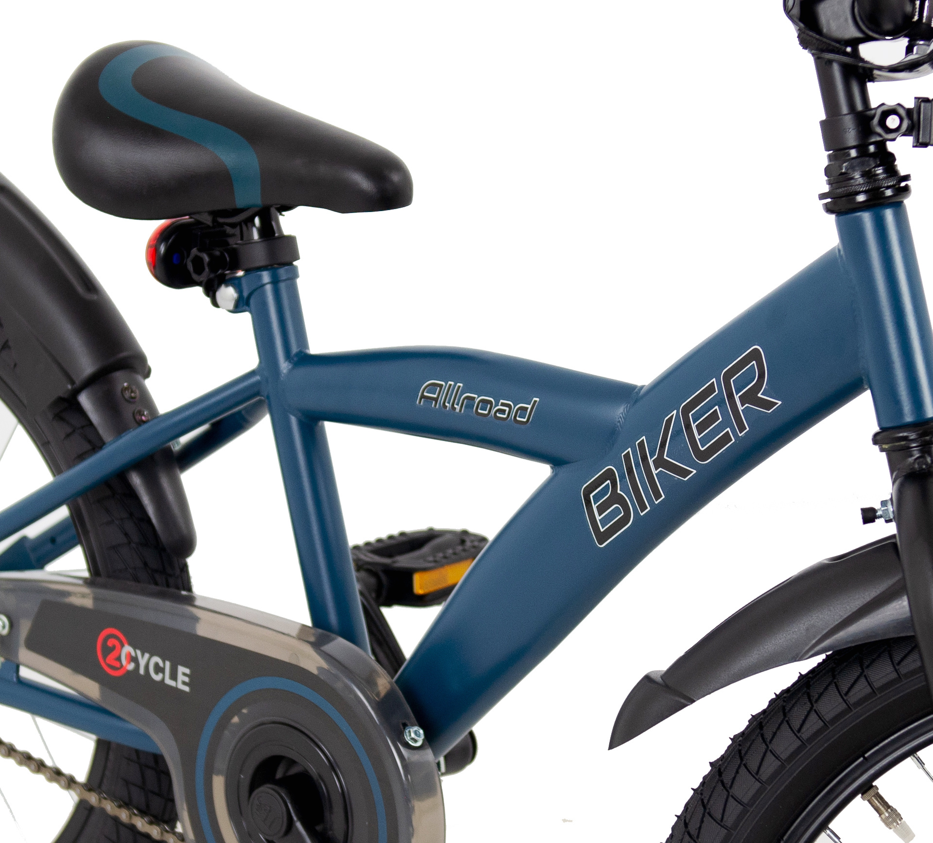 2Cycle Biker kinderfiets 20 inch (6 tot 8 jaar) voor jongens blauw ...