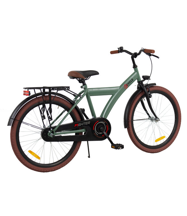 2Cycle - Jongensfiets - 24 inch - Groen - Kinderfiets - 24 inch fiets ...