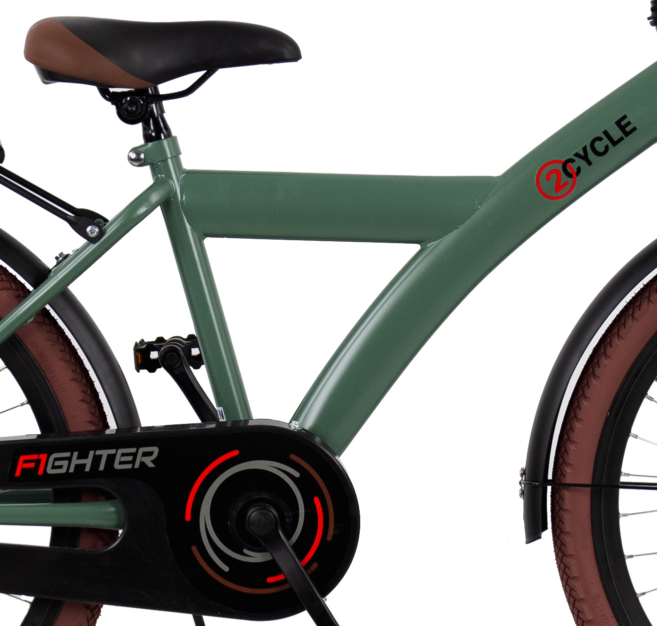 2Cycle - Jongensfiets - 24 inch - Groen - Kinderfiets - 24 inch fiets ...