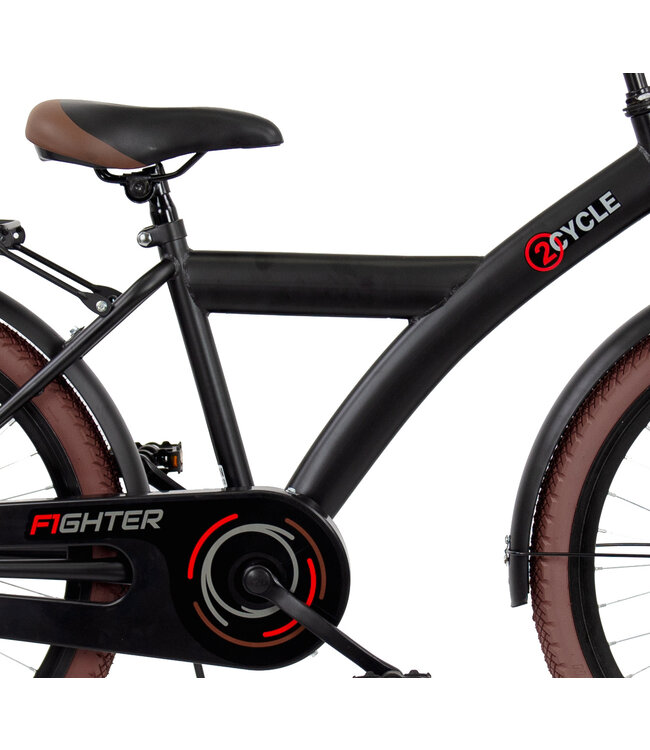 2Cycle - Jongensfiets - 24 inch fiets - Zwart - Kinderfiets kopen ...