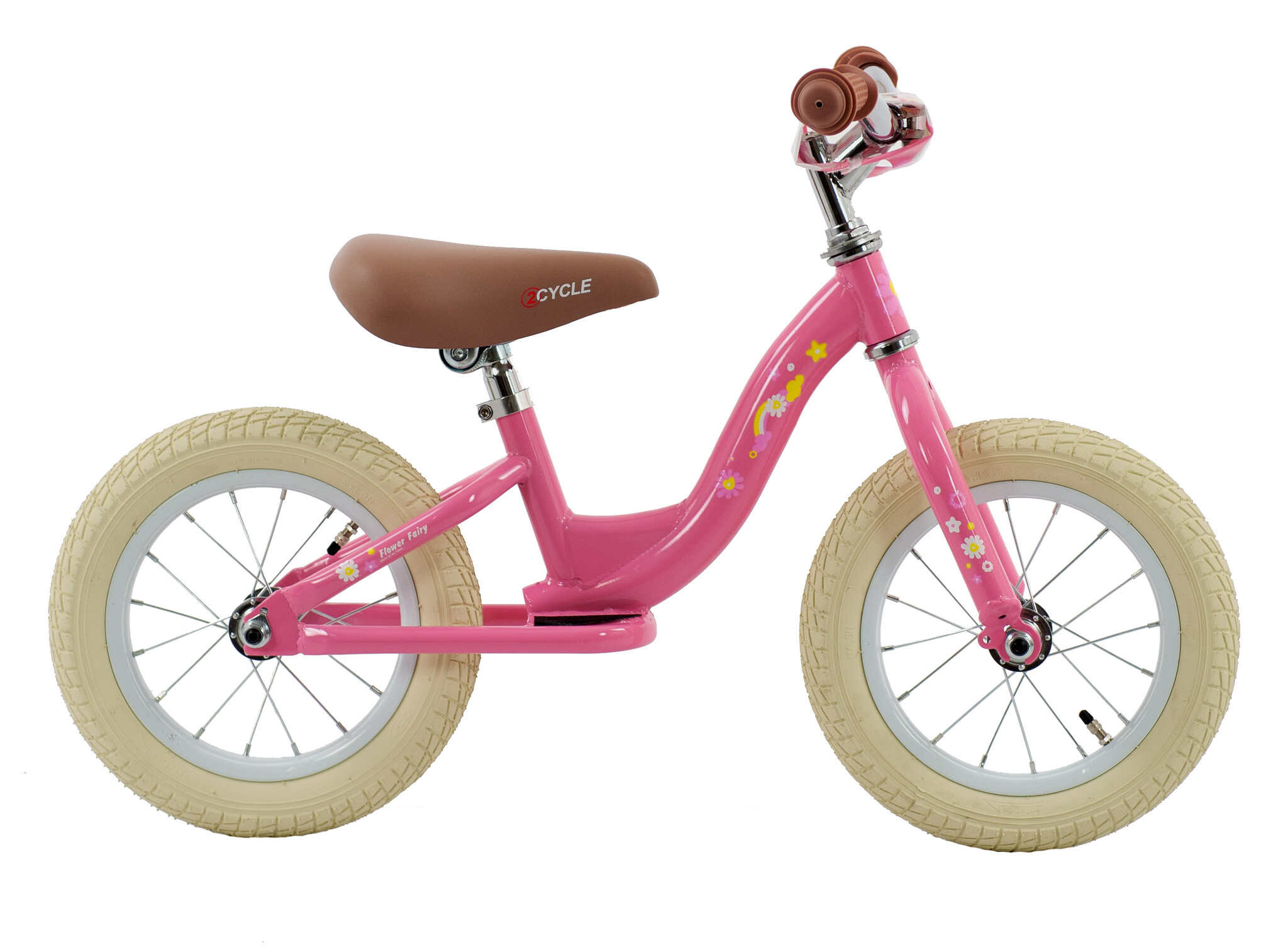 2Cycle - Loopfiets - First - Luchtbanden - Roze- Loopfiets 2 jaar ...