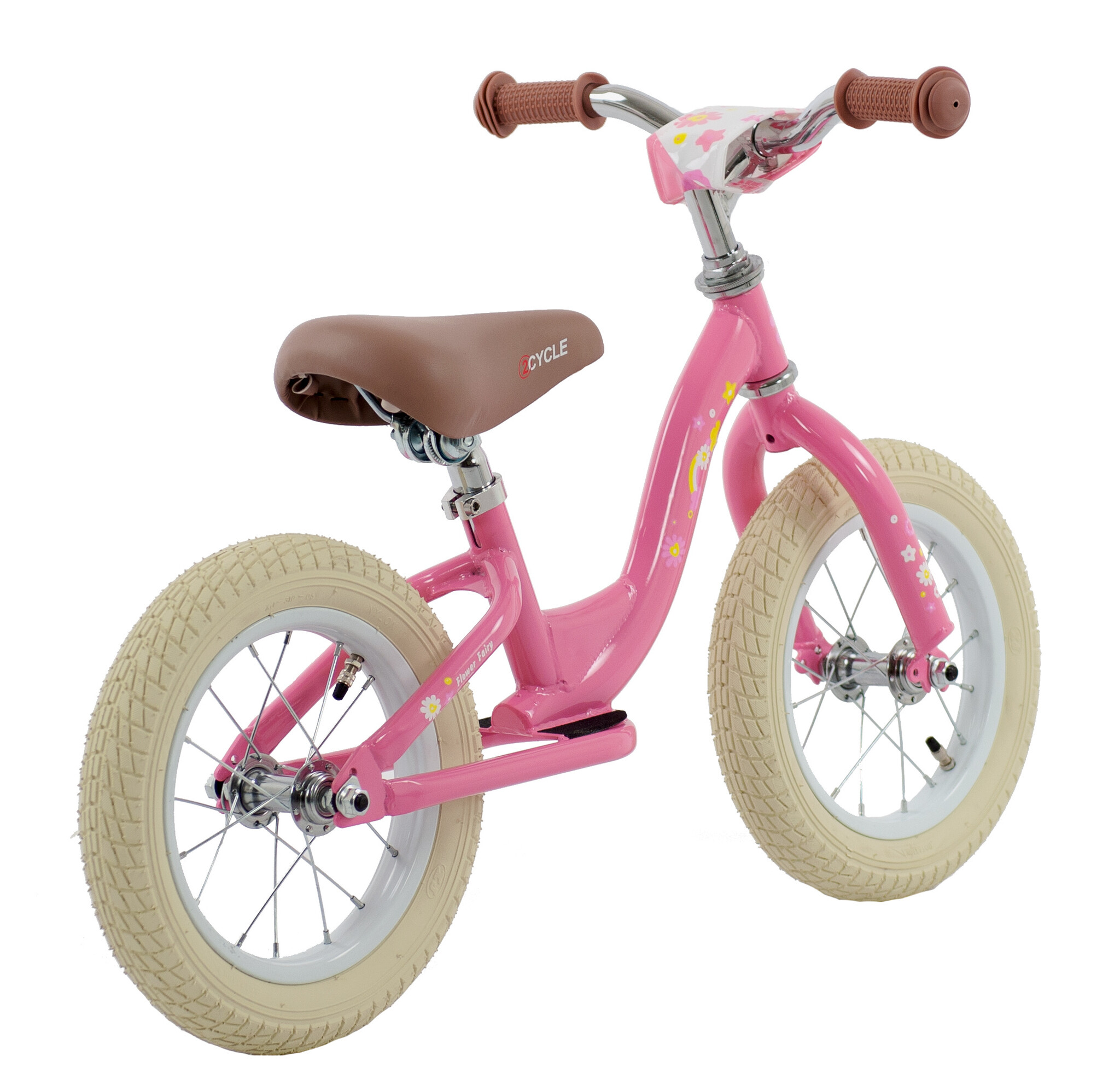 2Cycle - Loopfiets - First - Luchtbanden - Roze- Loopfiets 2 jaar ...