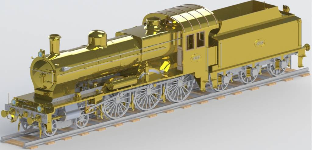 NVM 20.00.063 CD Stoomloc NS 3700 serie voor spoor 1 ...