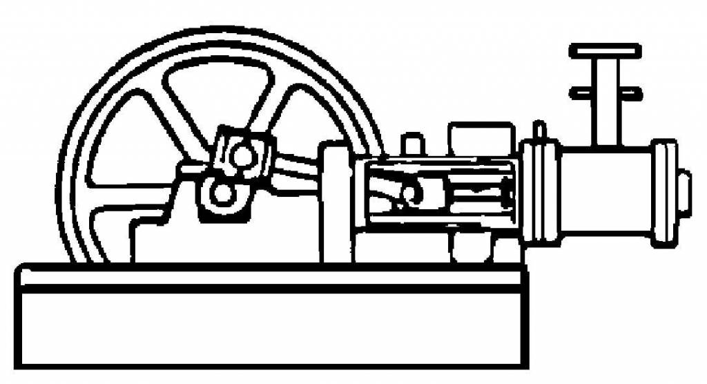 NVM 60.01.006 horizontale stoommachine - Modelbouwtekeningen.nl
