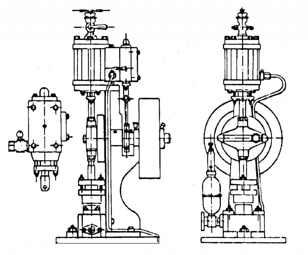 NVM 60.04.003 stoomketel voedingspomp met sleufkruishoofd ...