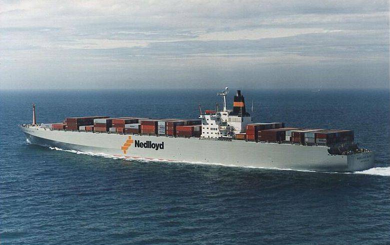NVM 16.10.009 containerschip ss "Nedlloyd Delft", "Nedlloyd Dejima ...