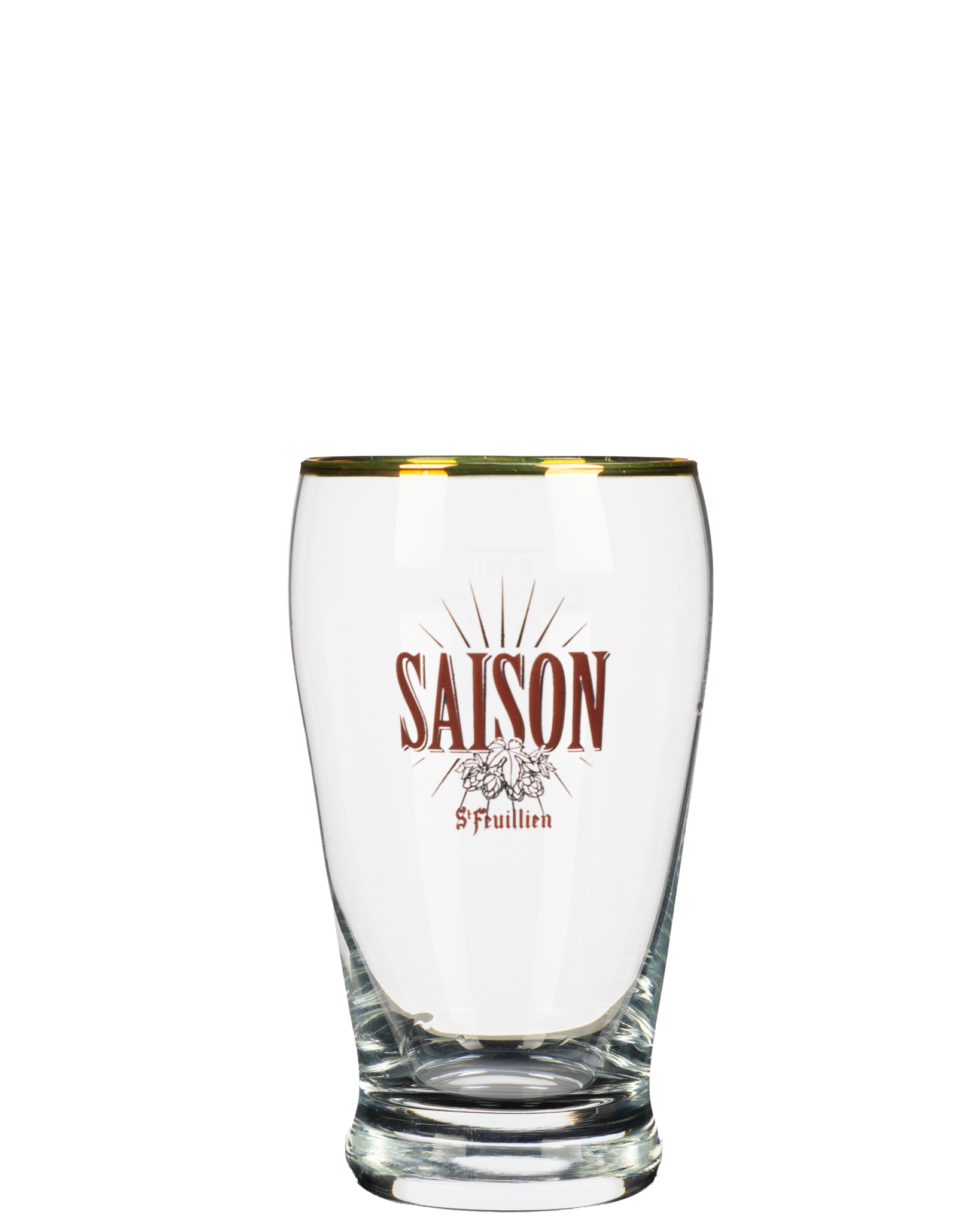 St Feuillien Saison Beer Glass - 33cl - Buy online - Belgian Beer Factory