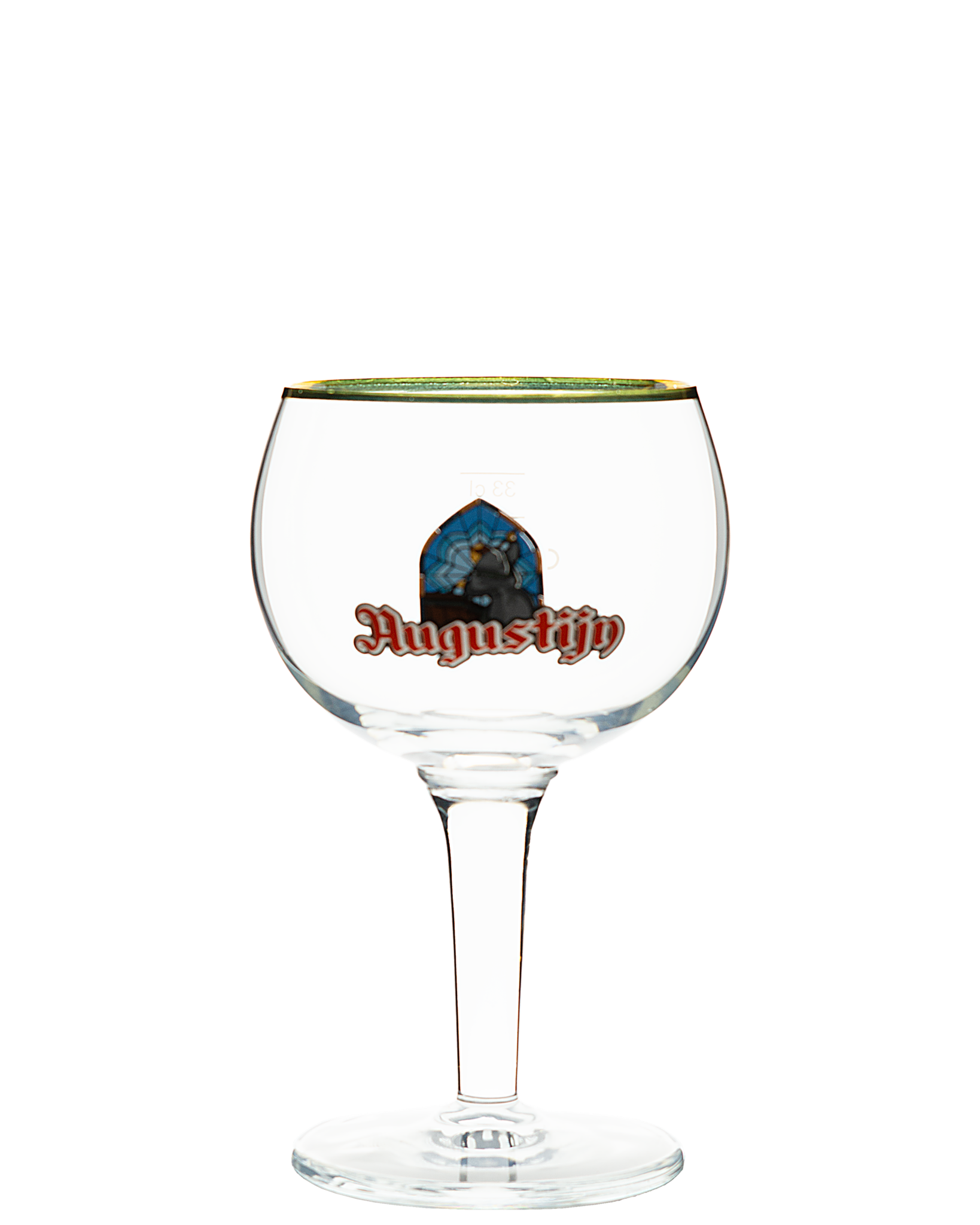 Augustijn Beer Glass Gold Rim - 33cl - Buy online - Belgian Beer Factory
