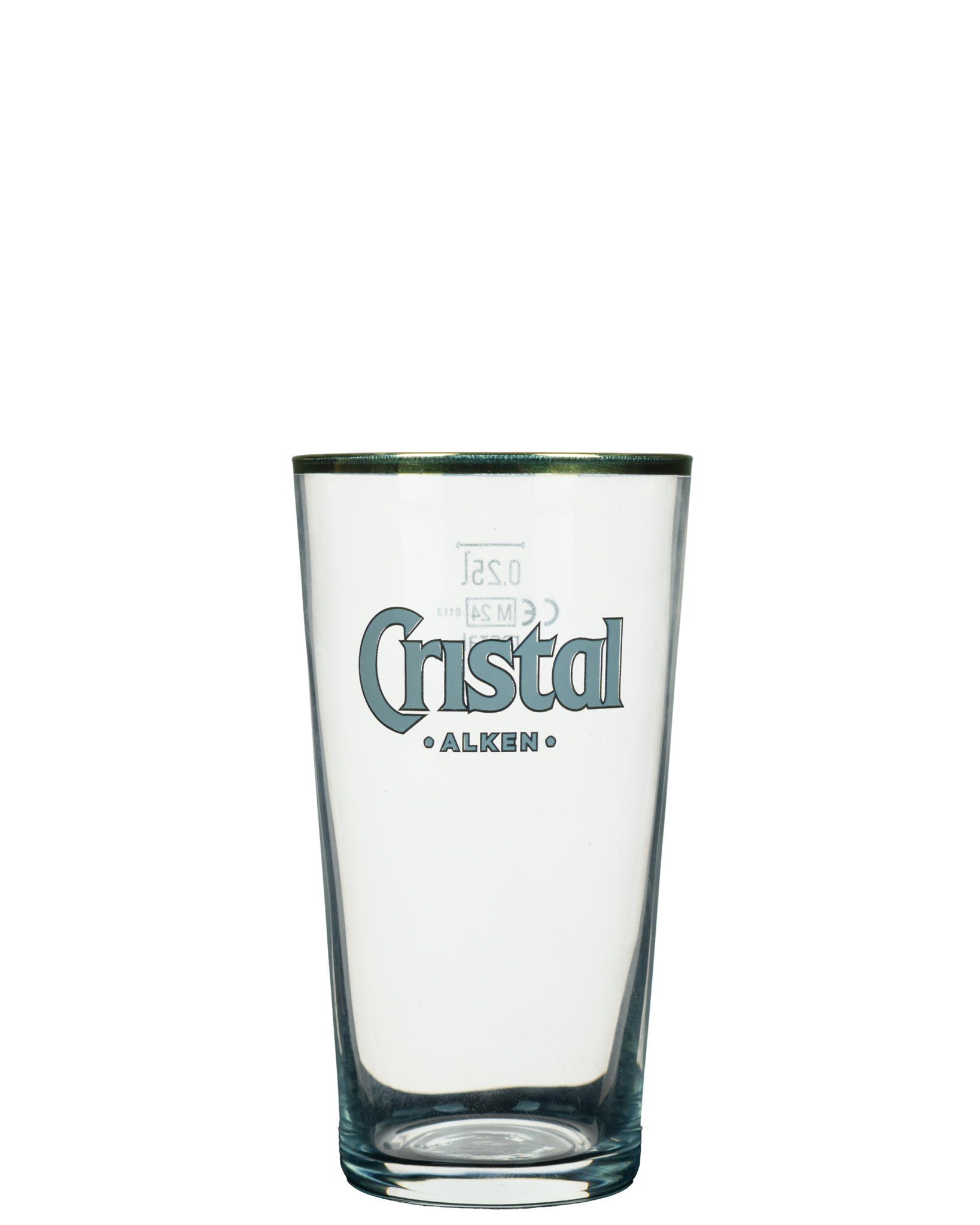 Glas Cristal Alken Boerke Gouden Rand 25Cl - Kaufe Bier online ...