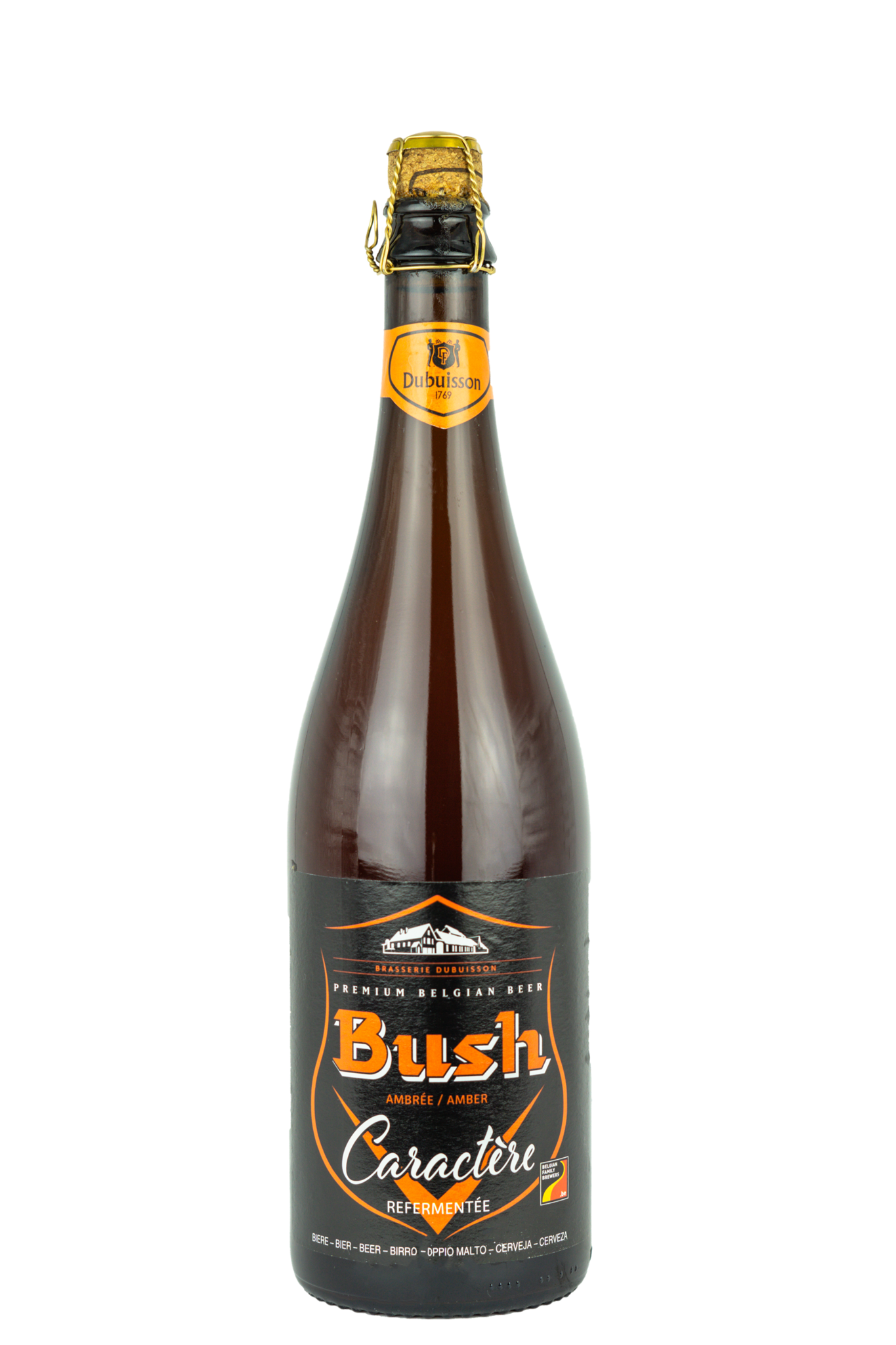 Bush Amber Caractere 75Cl - Acheter votre biere belge online - Belgian ...