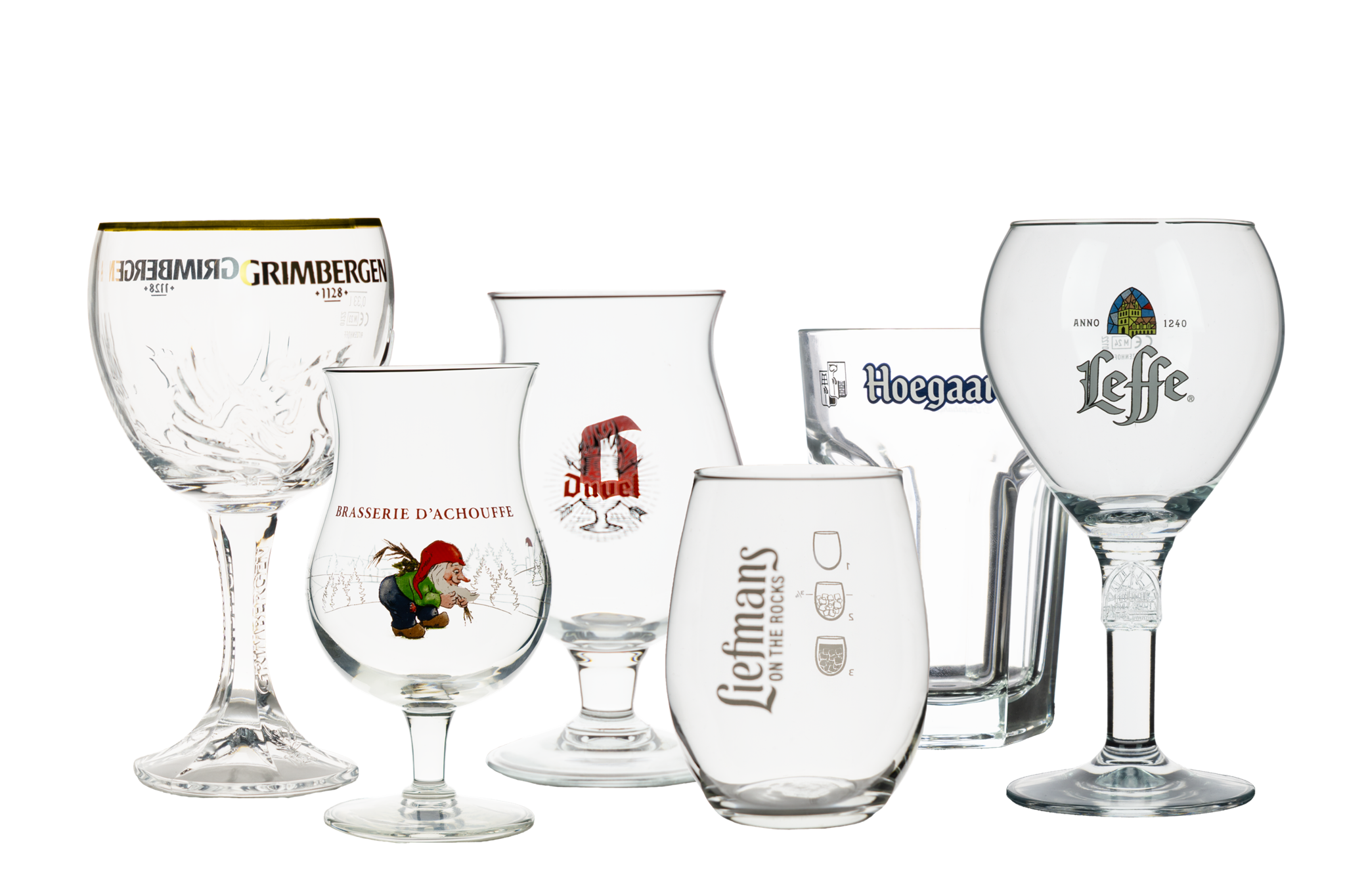 Famous Beer Glass Box - Belgian Beer Factory