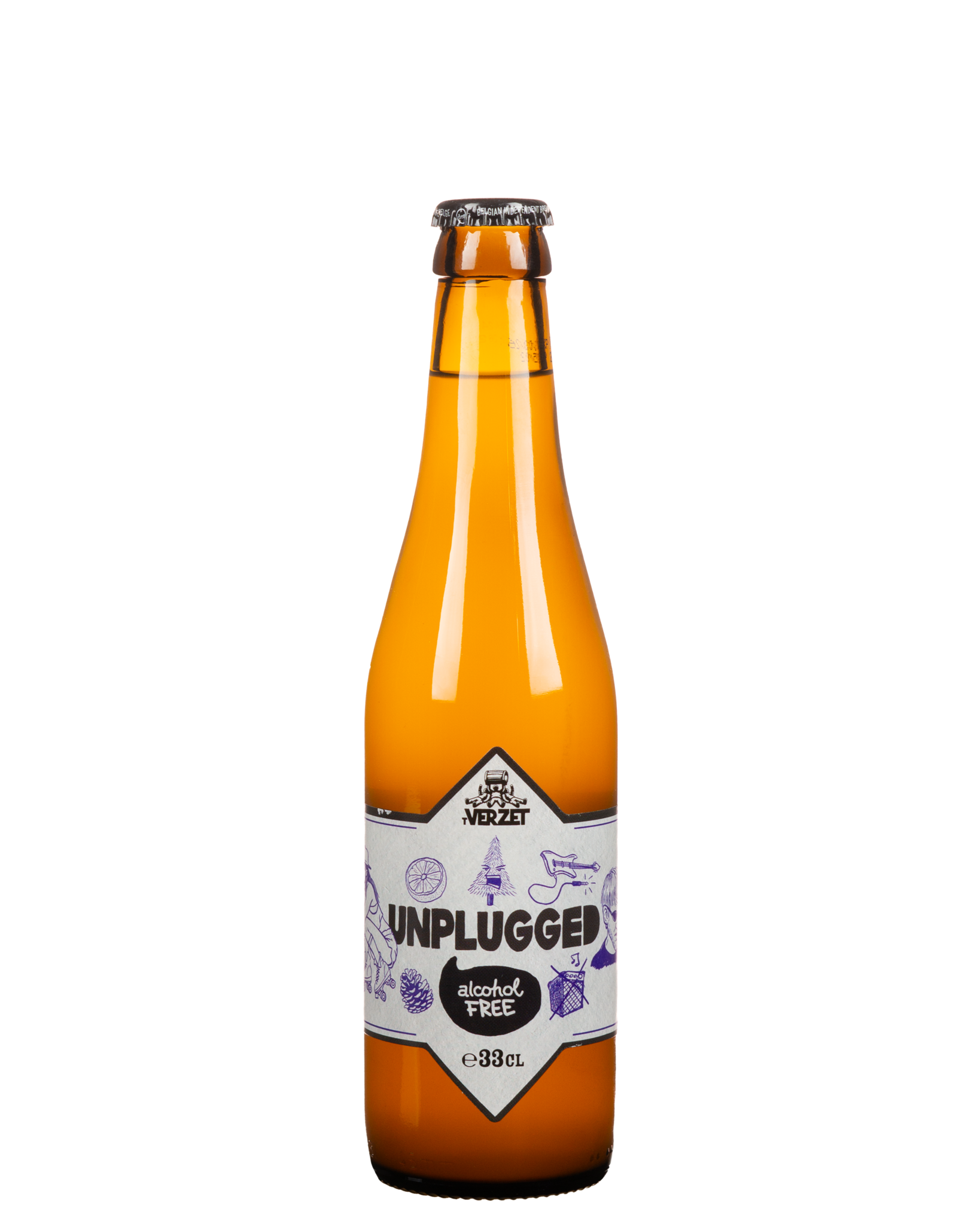 T Verzet Unplugged Alcohol Free 33Cl - Buy beer online - Belgian Beer ...