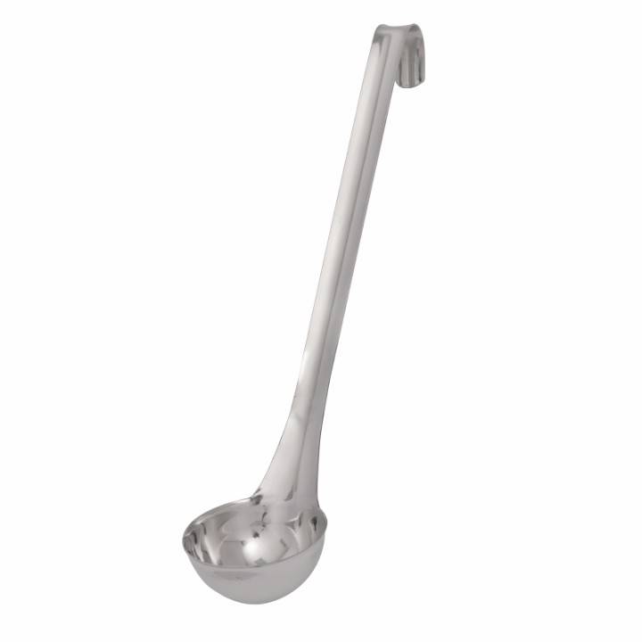 Opscheplepel RVS met haak - 6,5cl | L648 - HorecaRama