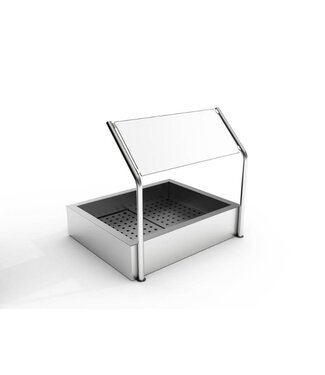 Hoge glasopstand TBV RVS crushed ice bak | 3/1GN | Online bestellen ...