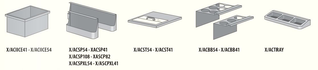 Flexbar geïsoleerde RVS bak | Voor ijs of flessen | 41 segment | Gamko ...