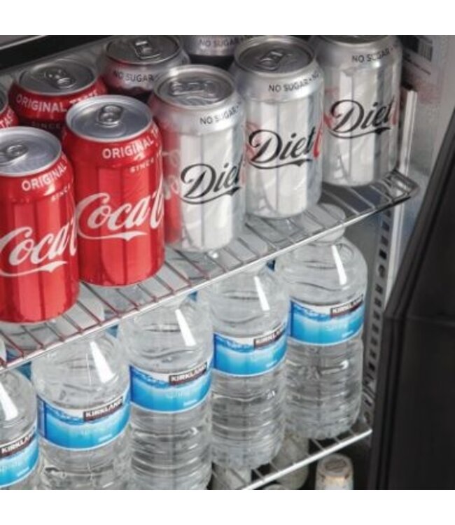 Bar dubbel display koeling - klapdeur zwart - 85cm | Polar GL012 ...