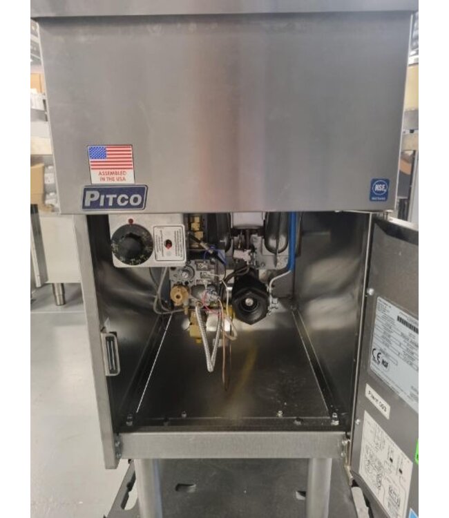 Occasion: Pitco Friteuse gas | VF35 Milivolt | Aardgas | Olie 16-18kg ...