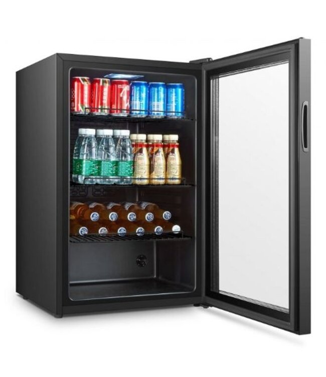 Mini koelkast voor de horeca | Glazen deur | 115L | Online kopen ...