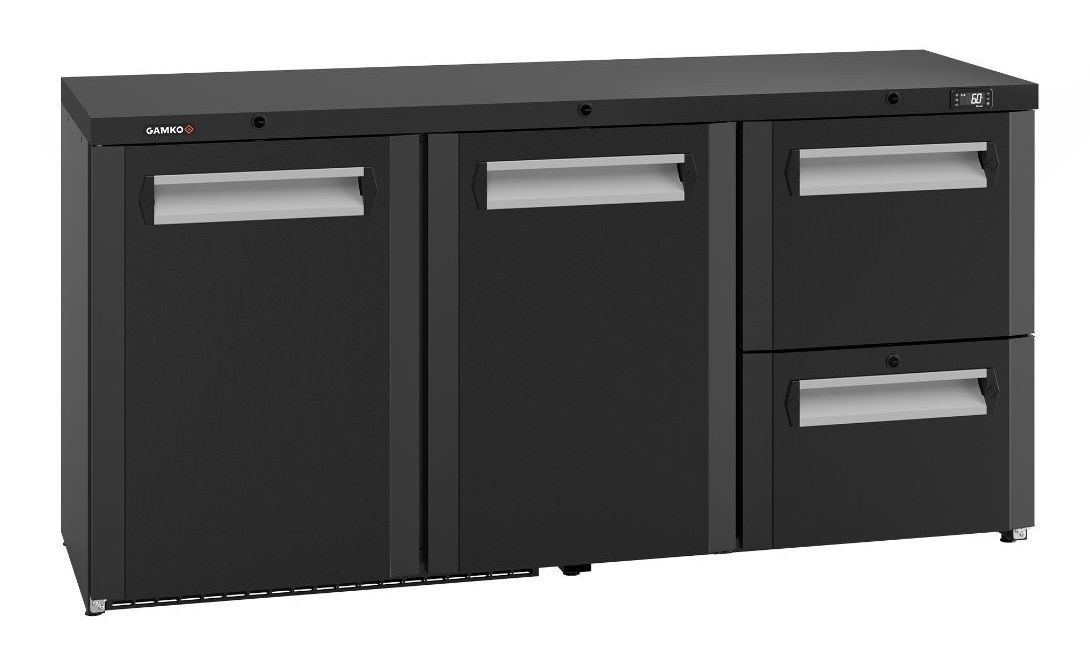 Flessenkoeling - Gamko - GM3/224 - deur, deur, 2 ladecasette - HorecaRama