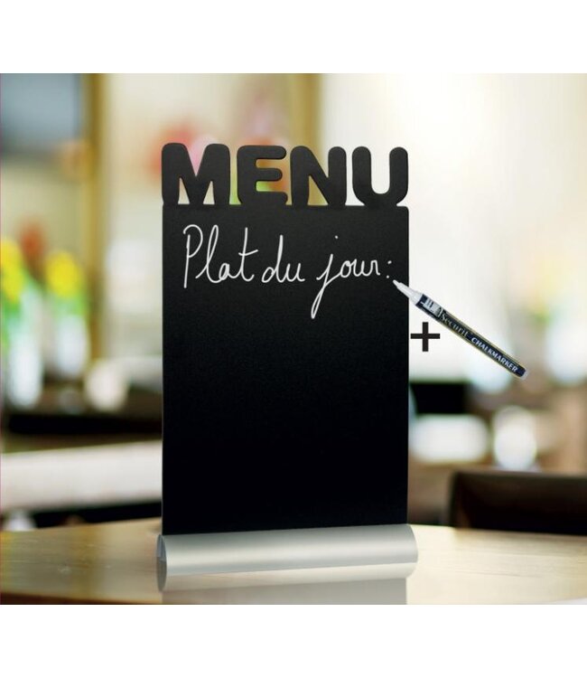 Tafelkrijtbord Silhouette | Menukaart | Aluminium | 34,2x21x6cm kopen ...