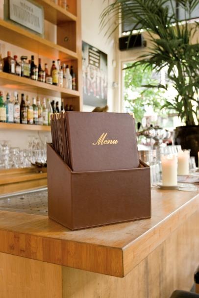 Menukaarten box | Classic | Bruin | Incl. 20 menukaarten | Kopen ...