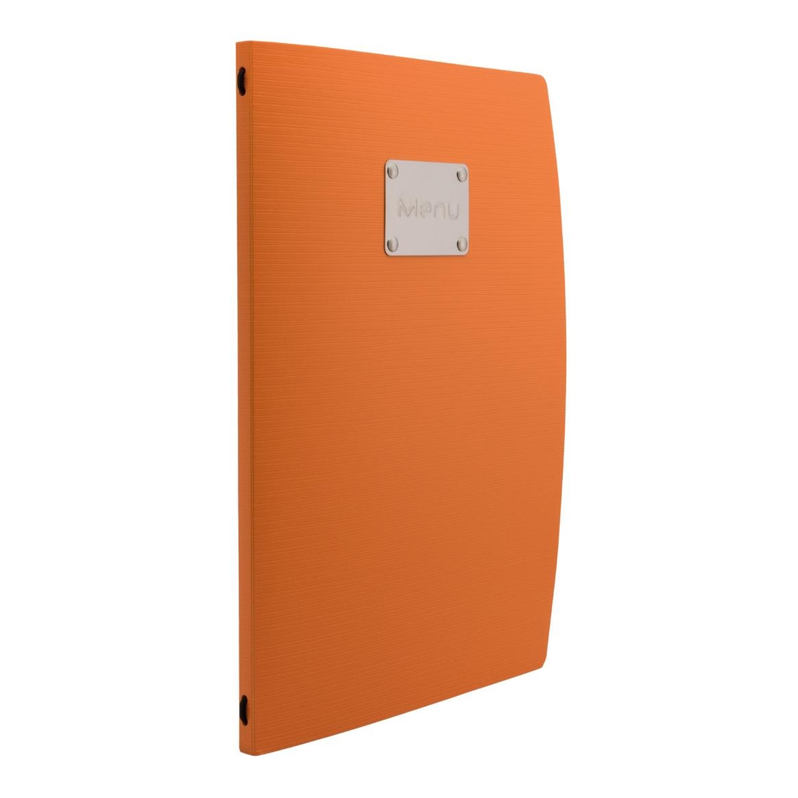 Menukaart houder Rio | A4 | Oranje | Menu | Kopen? - HorecaRama