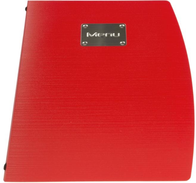 Menukaart houder Rio | A4 | Rood | Menu | Online kopen? - HorecaRama