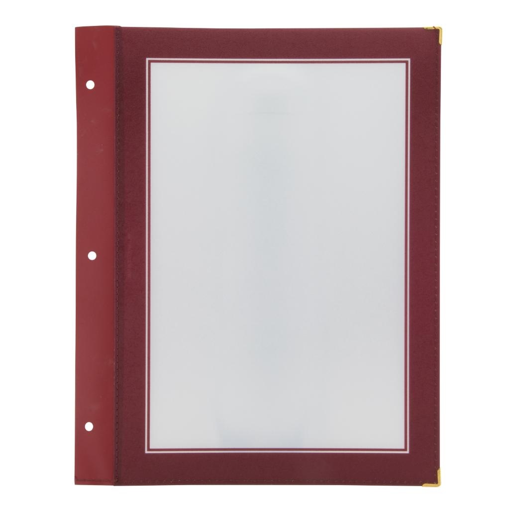 Insteekhoezen voor Menukaartmap Wood | A4 | Wijnrood | 5x | Kopen ...