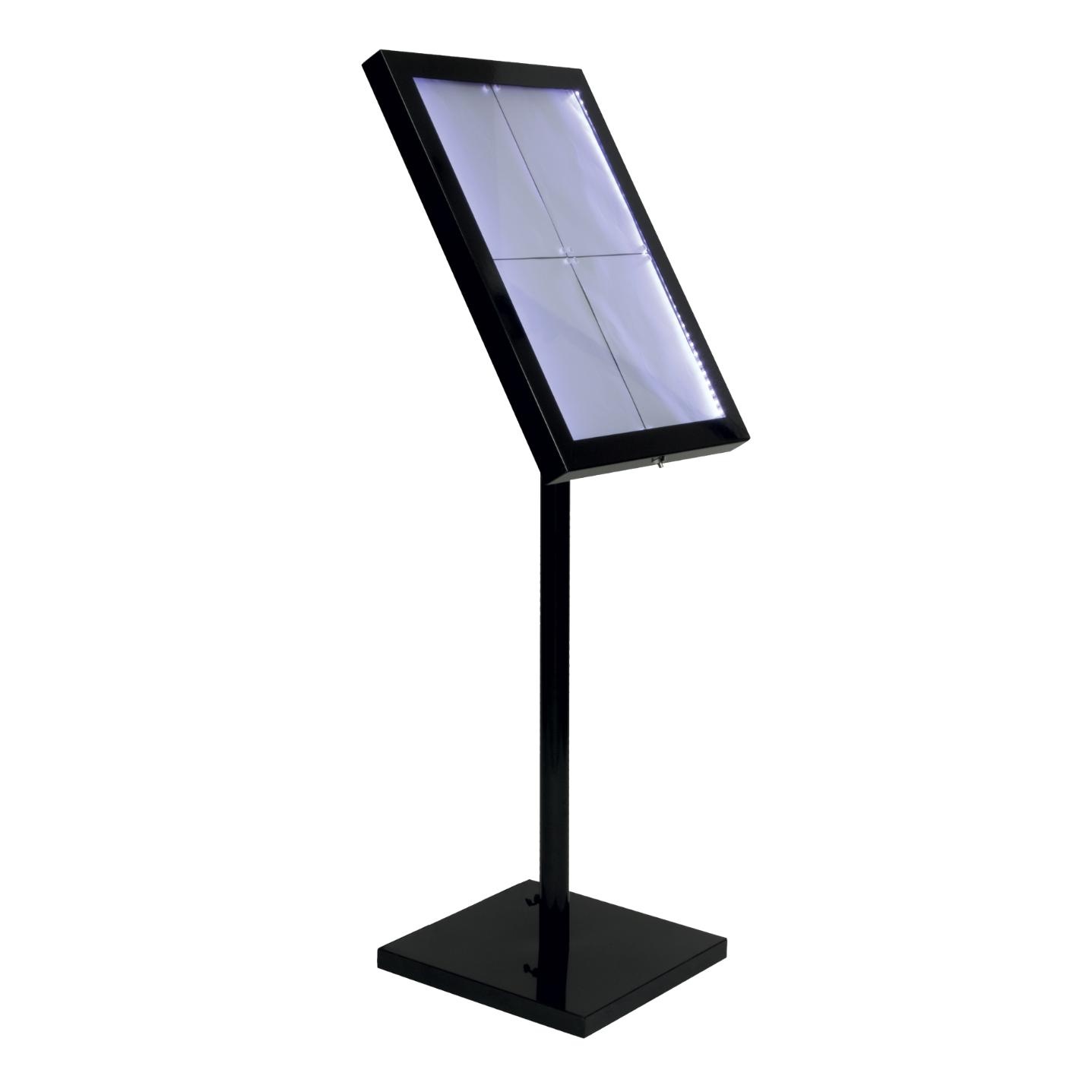 Informatiedisplay | LED | Black Star | 4x A4 | 138x50x40cm kopen ...