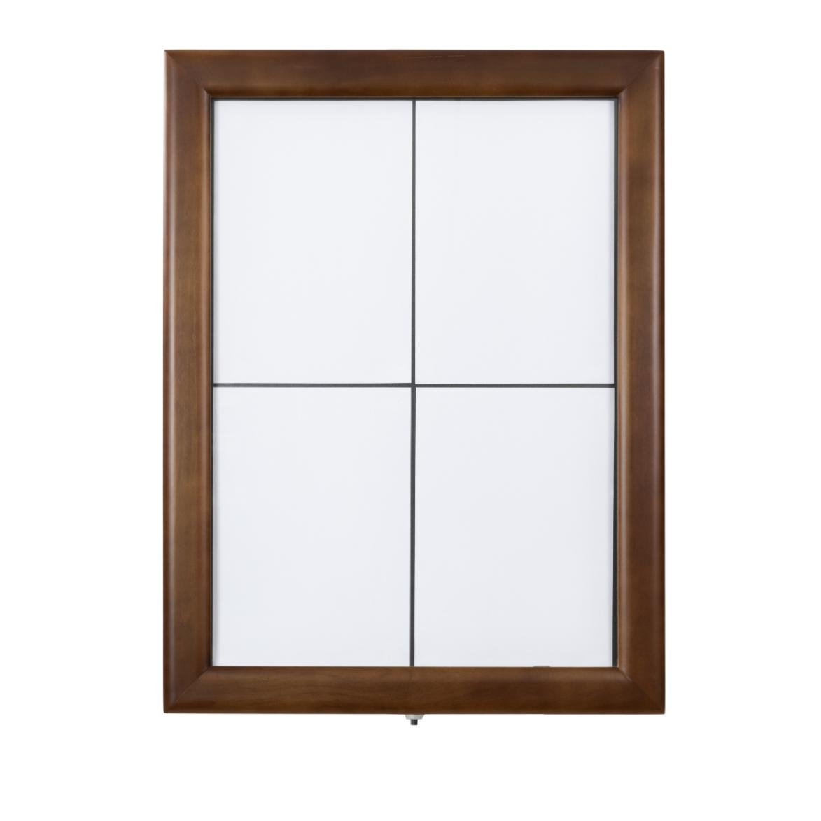 Menukast | LED | Classic | 4x A4 | Donkerbruin | 69,7x53,3x5,5cm kopen ...