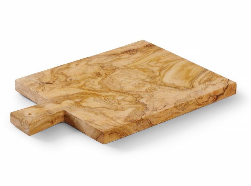 Houten serveerplank | Olijfhout | 2,2cm dik | 34x23cm | Kopen? - HorecaRama