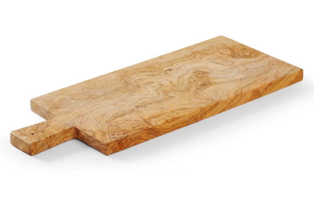 Houten serveerplank | Olijfhout | 2,2cm dik | 48x19cm | Kopen? - HorecaRama