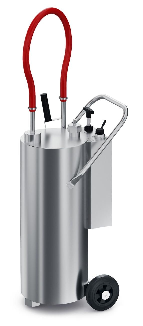 Vetpomp | 40 Liter | Handmatig | Verrijdbaar | Online kopen? - HorecaRama