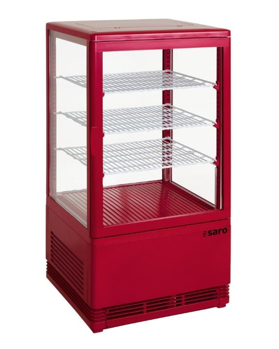 Mini-koelvitrine opzetmodel SC70 | 70 Liter | Rood | Online kopen ...