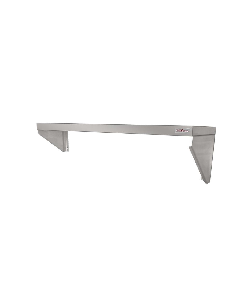 RVS Wandplank | 120cm breed | 30cm diep | Online kopen? - HorecaRama