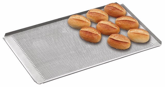 Geperforeerde bakblik met 4 zijranden - 1/1GN | Bartscher 100427 ...