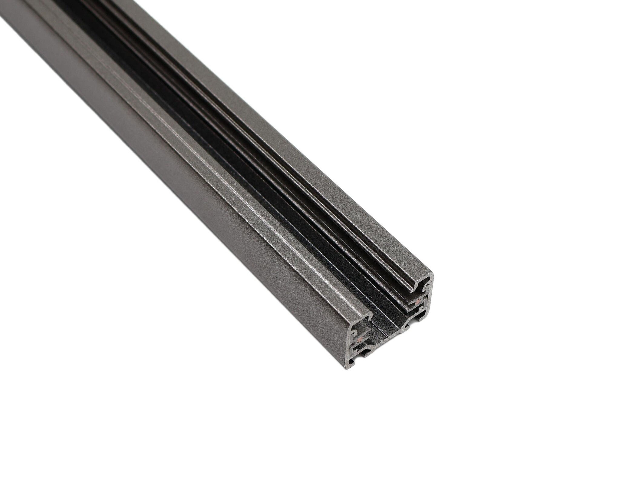 1-fase railverlichting Gunmetal 1 meter | Nordic Aluminium - Railspot.nl