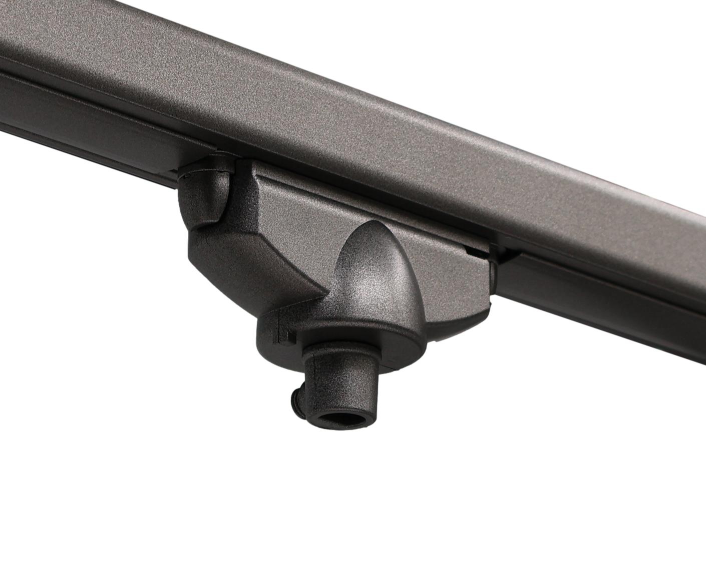Nordic Aluminium | 1-fase hanglamp adapter GB67 Gunmetal - Railspot.nl