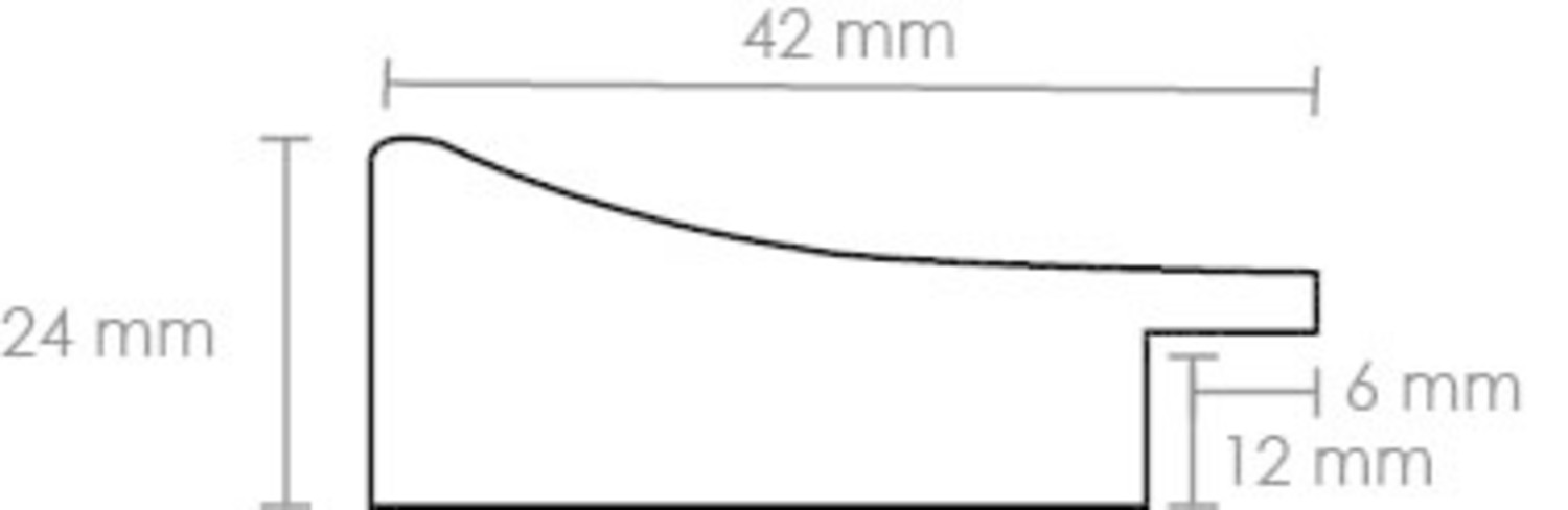 Fraaie houten rustieke noten lijst als maatwerk lijst leverbaar - De ...
