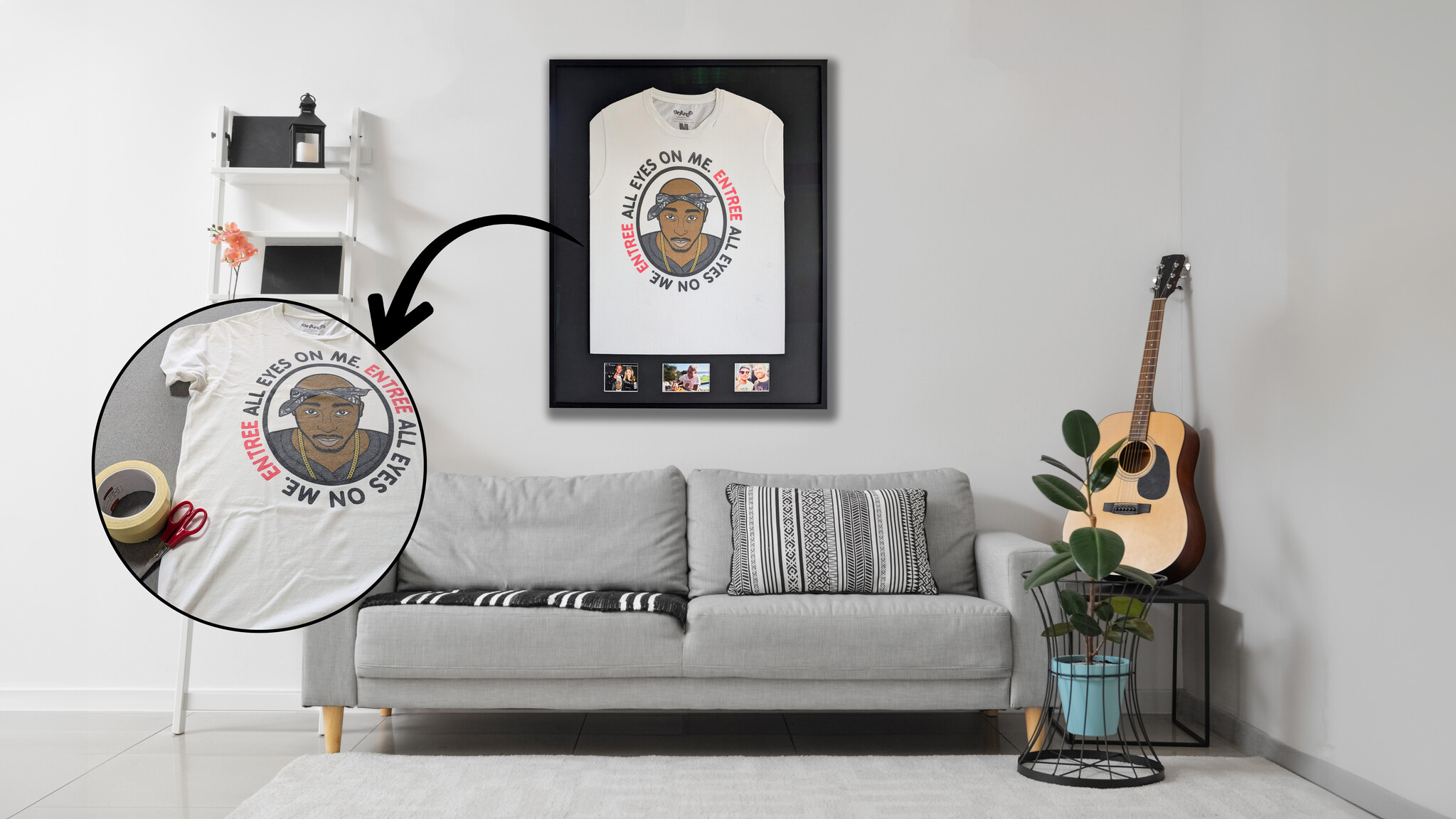 Avicii Iconisch shirt ingelijst - De Lijstenfabriek B.V.