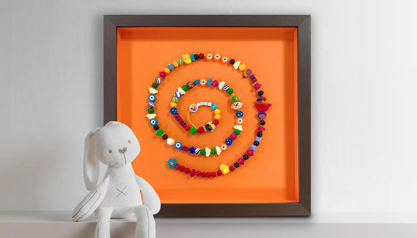 KIKA ketting inlijsten - kleurrijke inlijsting staat voor intense ...