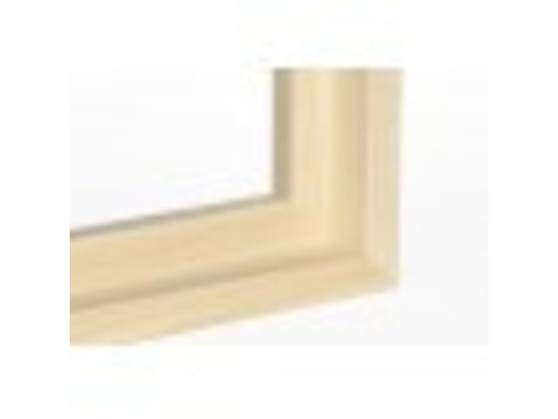 Blank houten extra brede baklijst XL - - De Lijsten Fabriek - extra ...