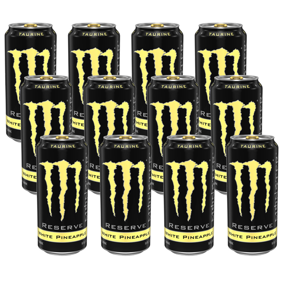 Monster Reserve White Pineapple 12x500ml - Energy Cans NL