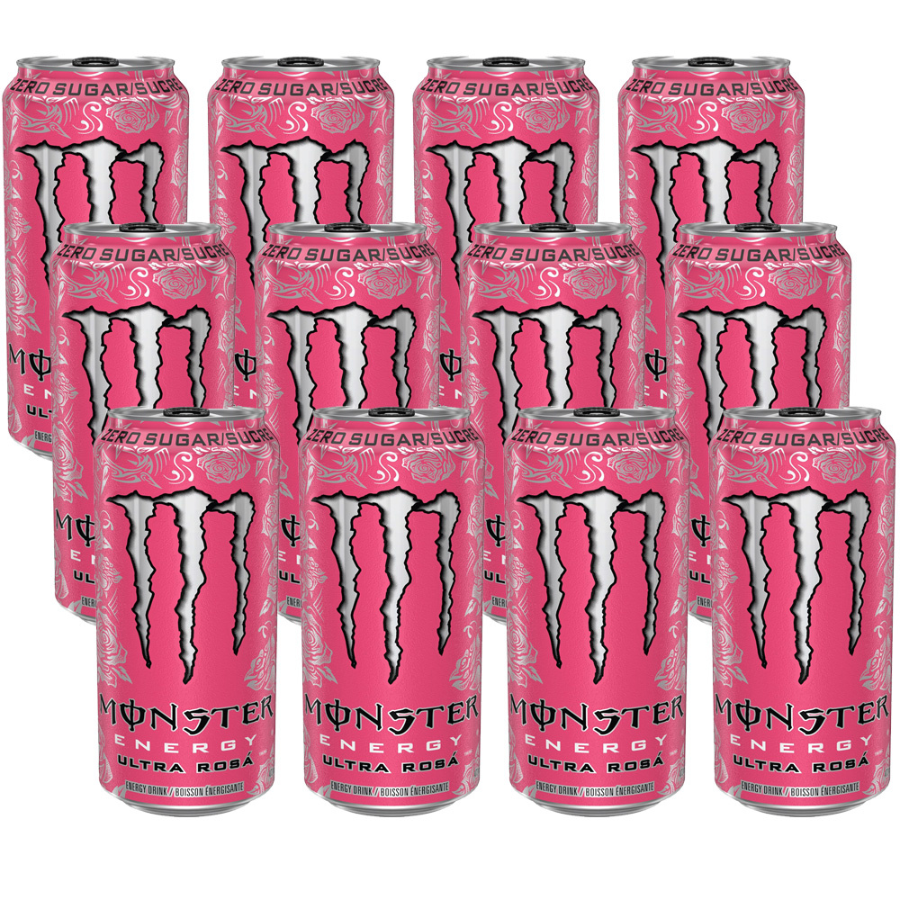 Monster Energy Ultra Rosa 12x500ml - Energy Cans NL
