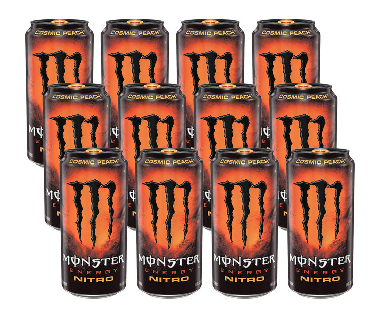 Monster Energy Nitro Cosmic Peach 12x500ml - Energy Cans NL