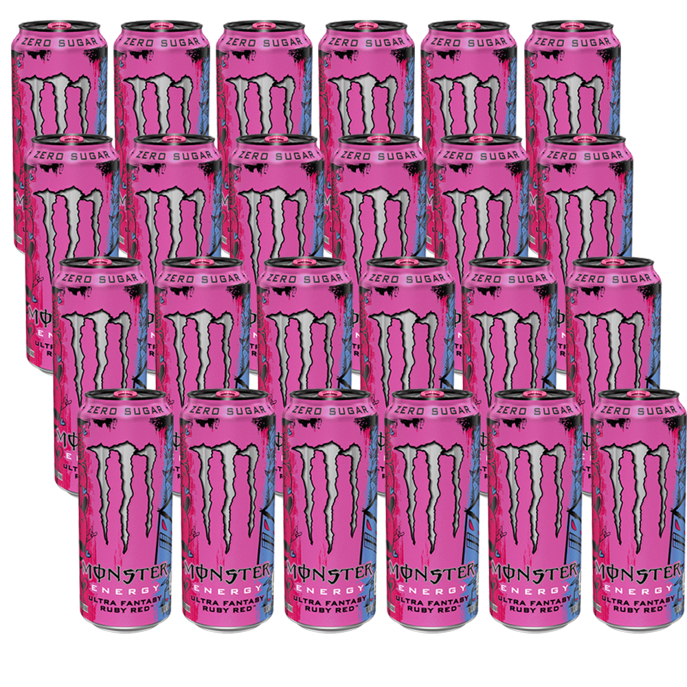 Monster Ultra Fantasy Ruby Red Tray - Energy Cans NL